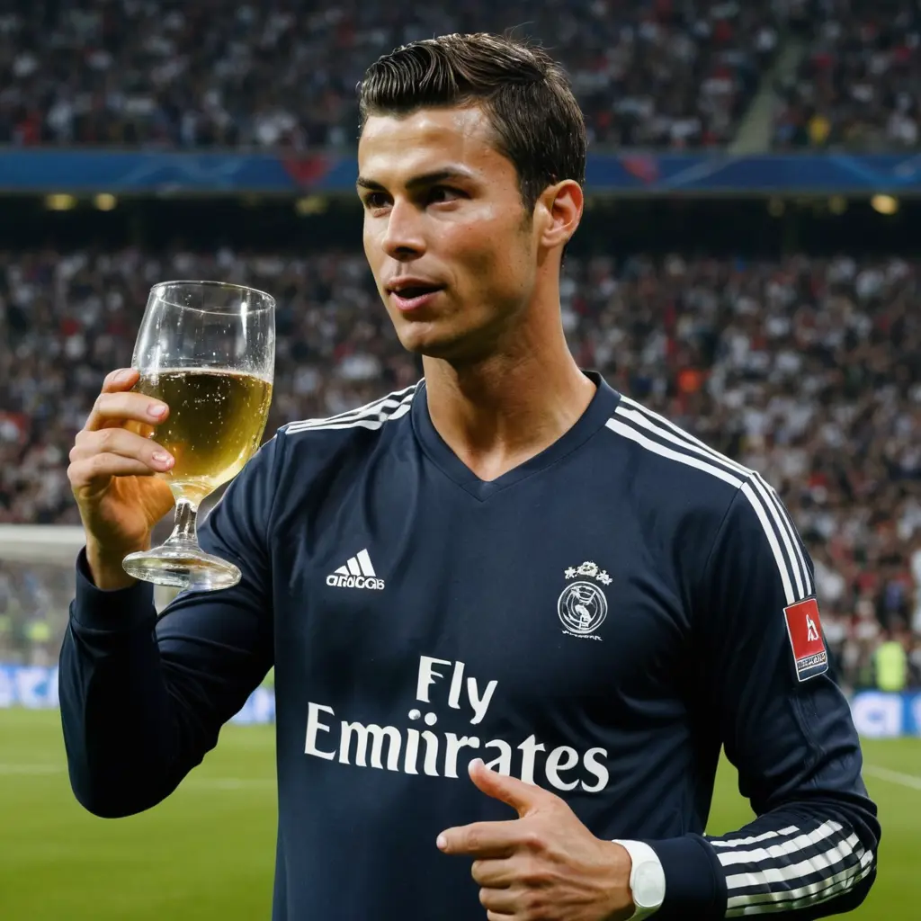 كريستيانو يشرب عرق بلدي - بيكاسو الخليج | Gulf Picasso