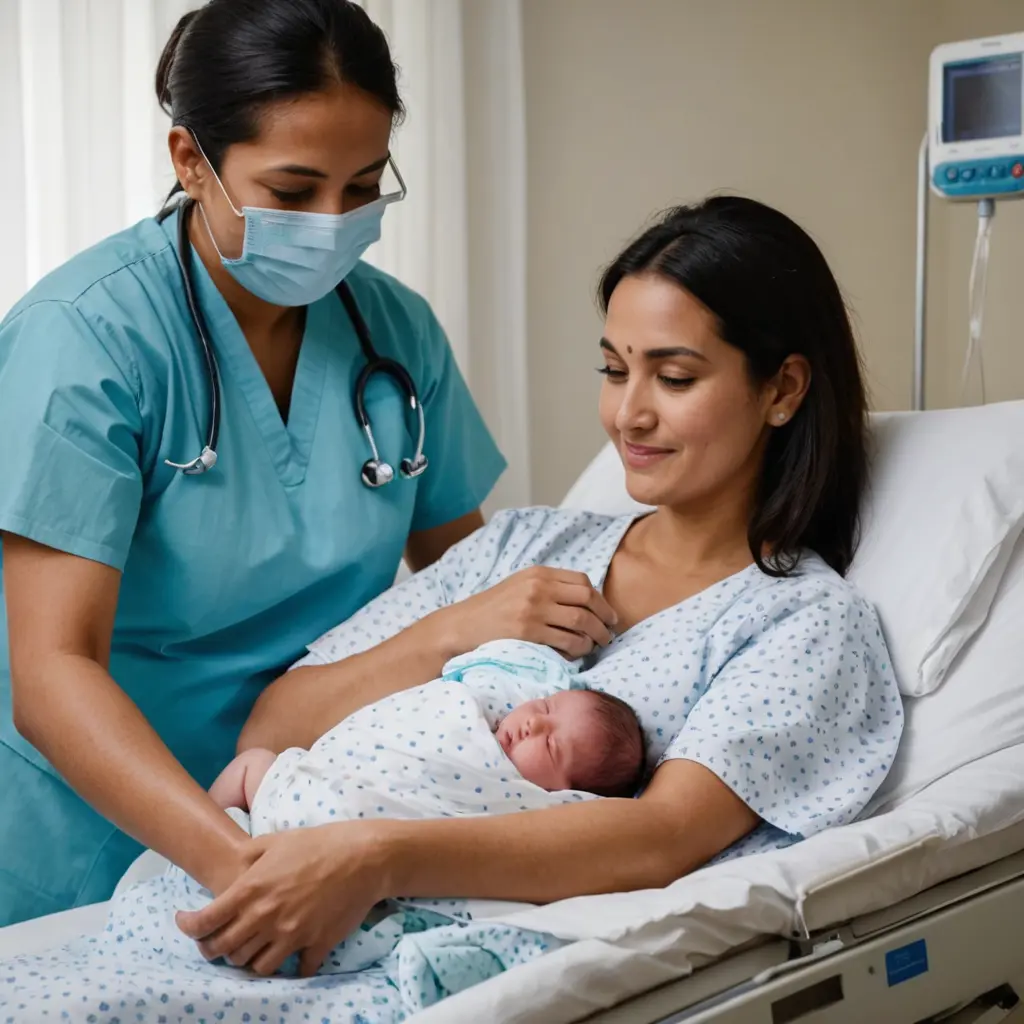 New baby delivery from mother - Gulf Picasso | بيكاسو الخليج