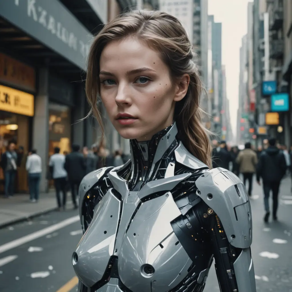 twisting mainframe stylized humanoid female - Gulf Picasso | بيكاسو الخليج