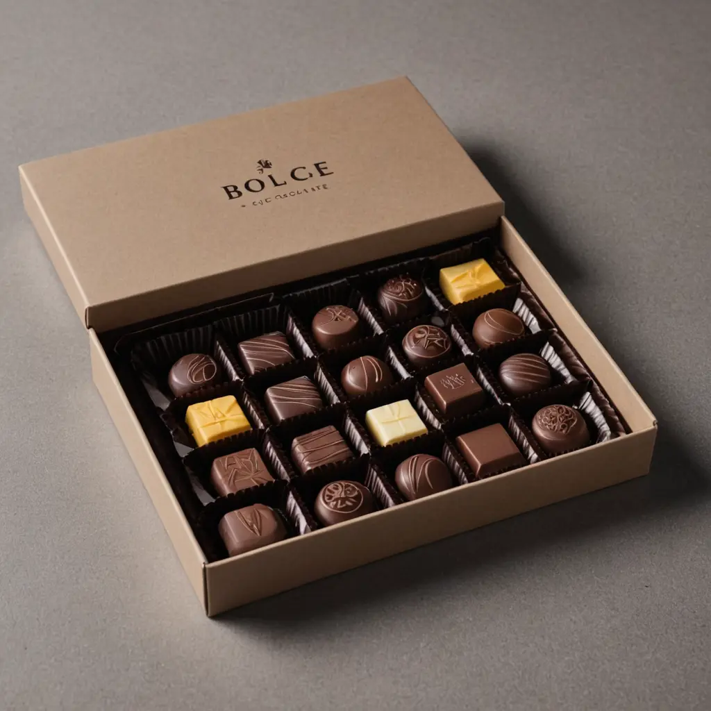 علبة شوكولا لبراند اسمه bolce - بيكاسو الخليج | Gulf Picasso