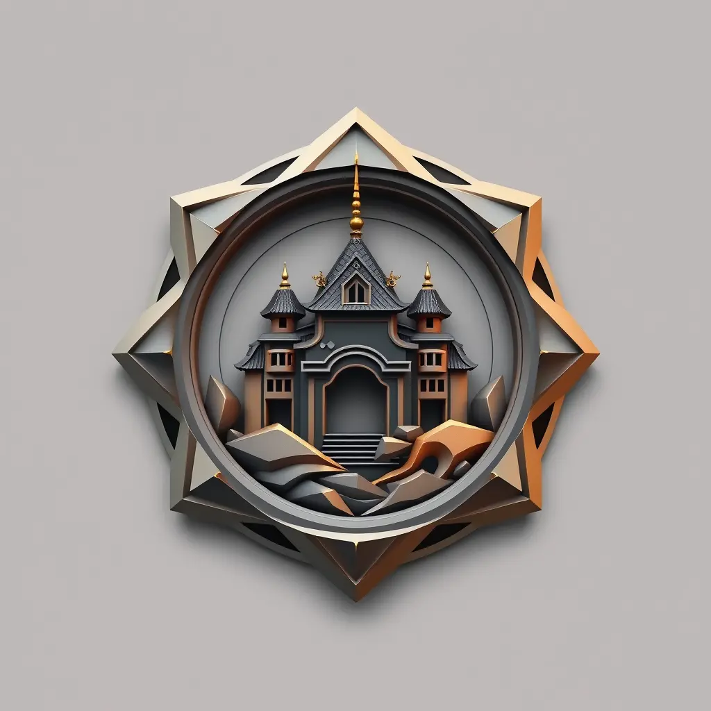 Generate a detailed geometric style - بيكاسو الخليج | Gulf Picasso