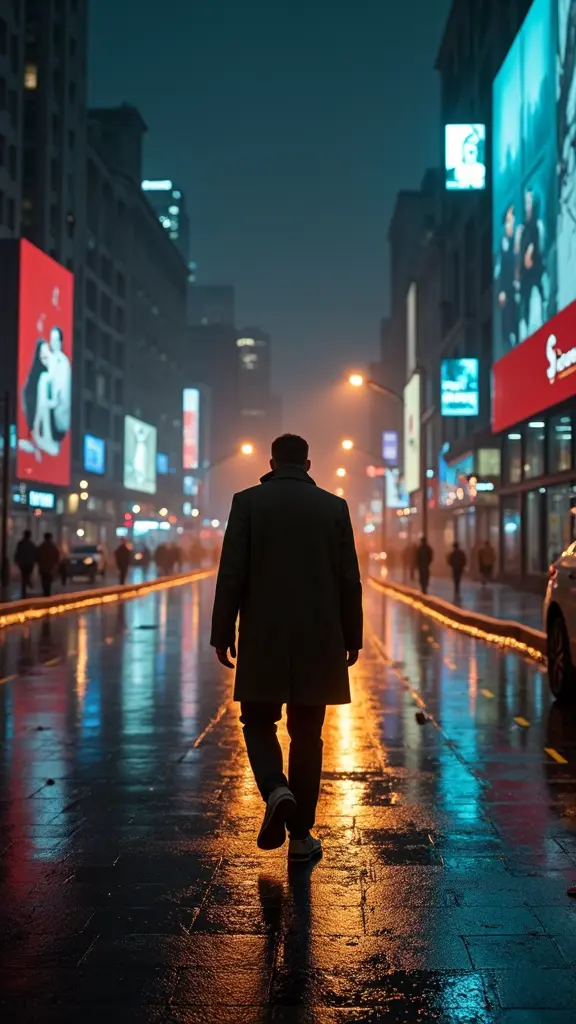 مشهد ليلي في مدينة هادئة - بيكاسو الخليج | Gulf Picasso