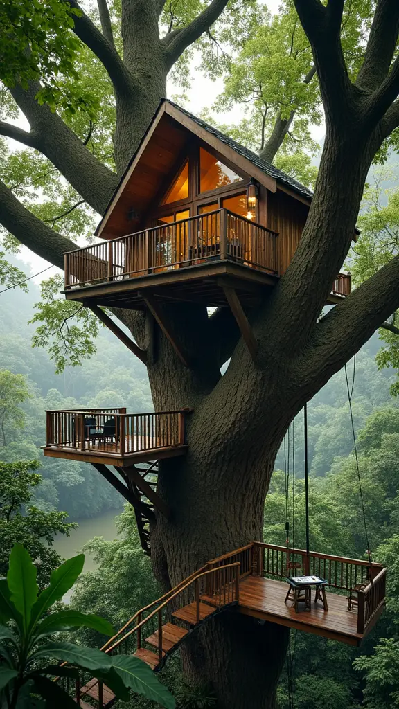 A secluded office treehouse perched - Gulf Picasso | بيكاسو الخليج