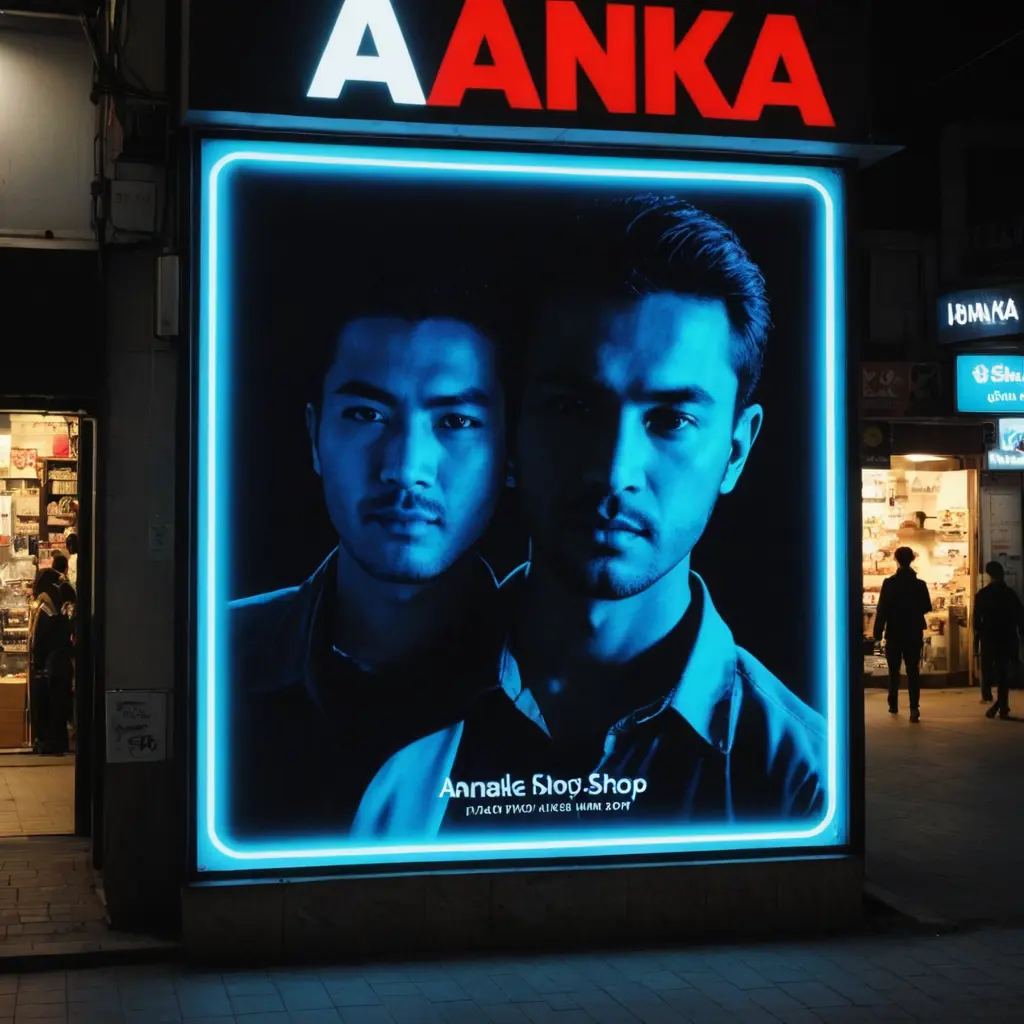 لوحة إشهارية مضيئة لمتجر إسمه - بيكاسو الخليج | Gulf Picasso