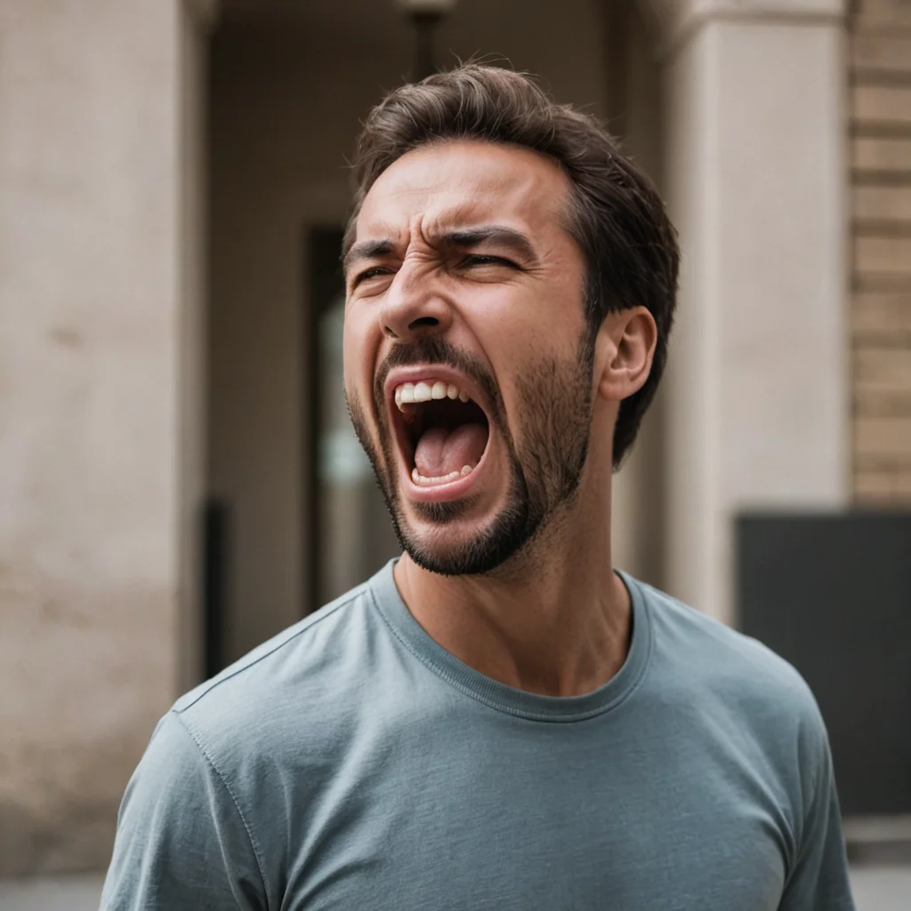 رجل يصرخ - بيكاسو الخليج | Gulf Picasso