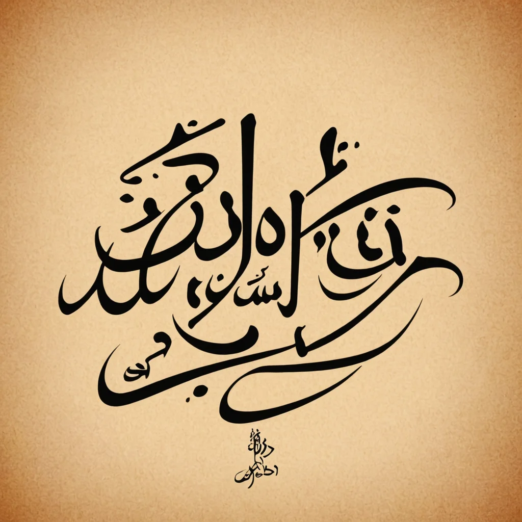 'Shaima Baig' written in Diwani - Gulf Picasso | بيكاسو الخليج