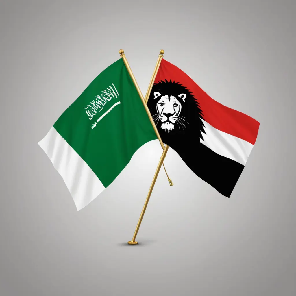 علم اليمن والسعودية على شكل - بيكاسو الخليج | Gulf Picasso