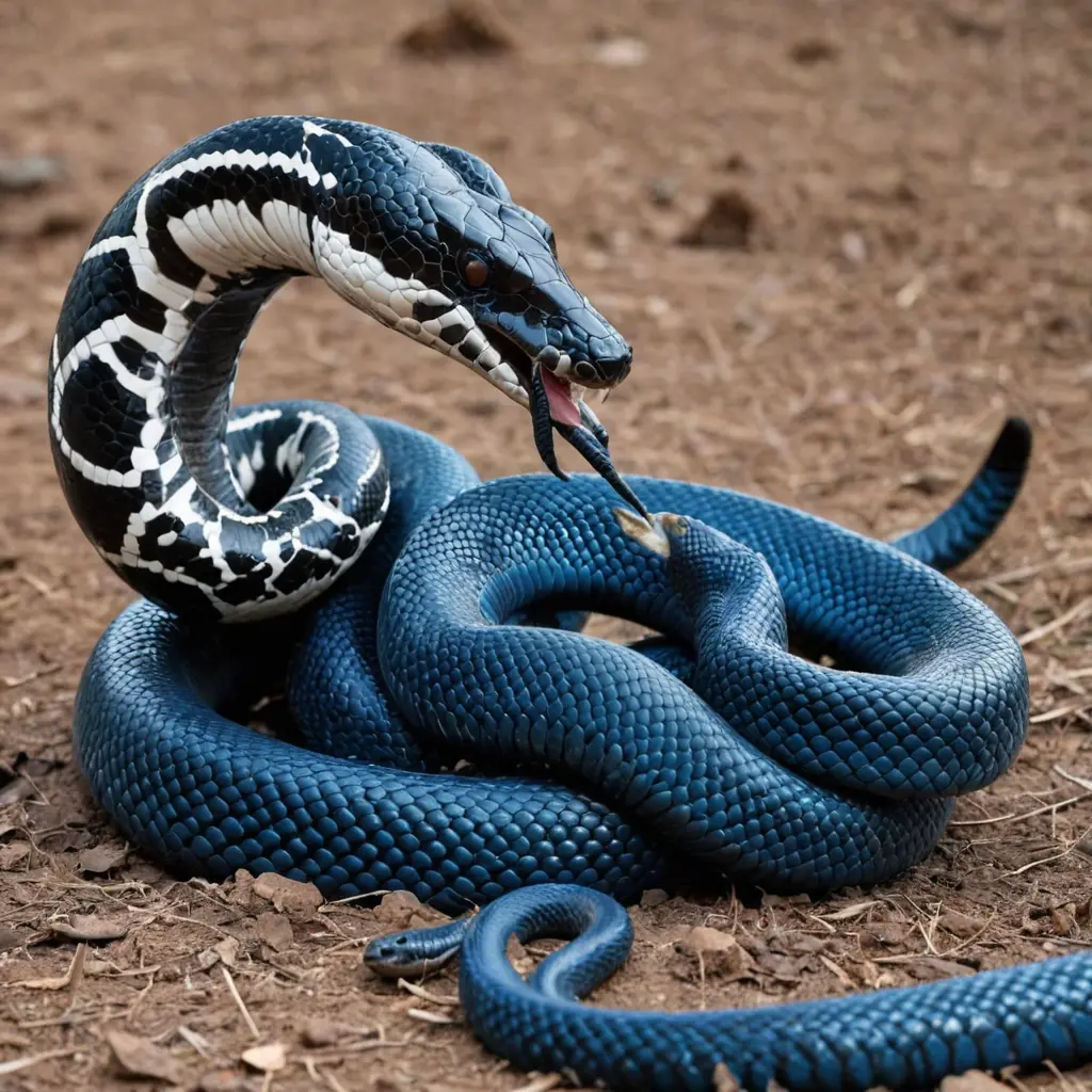 Un serpente nero azzurro che - Gulf Picasso | بيكاسو الخليج