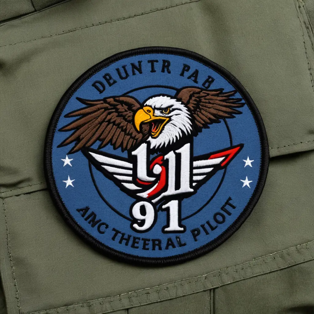a fighter pilot patch that - Gulf Picasso | بيكاسو الخليج