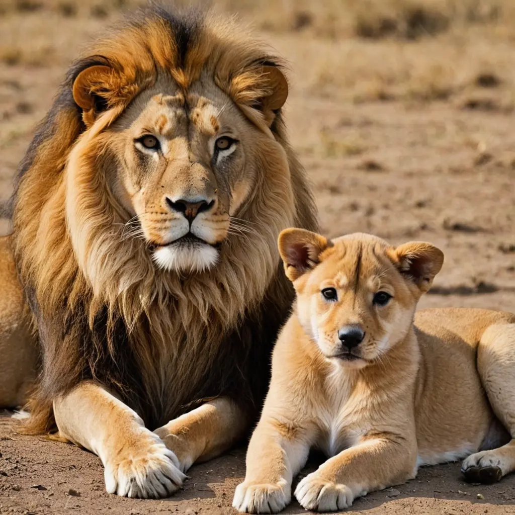 اسد مع كلب - بيكاسو الخليج | Gulf Picasso