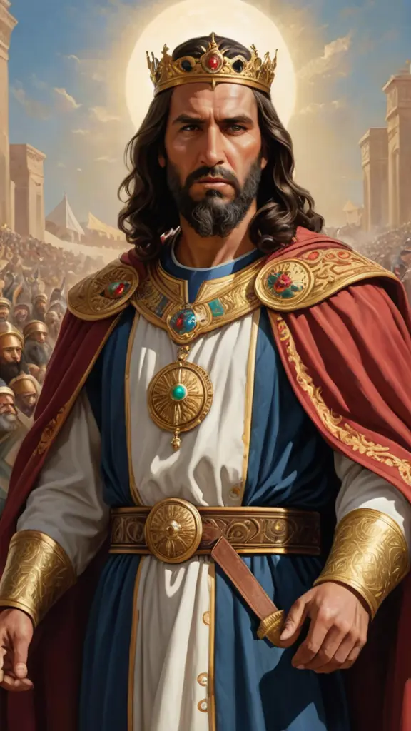 Prophet Solomon stands with dignity - Gulf Picasso | بيكاسو الخليج