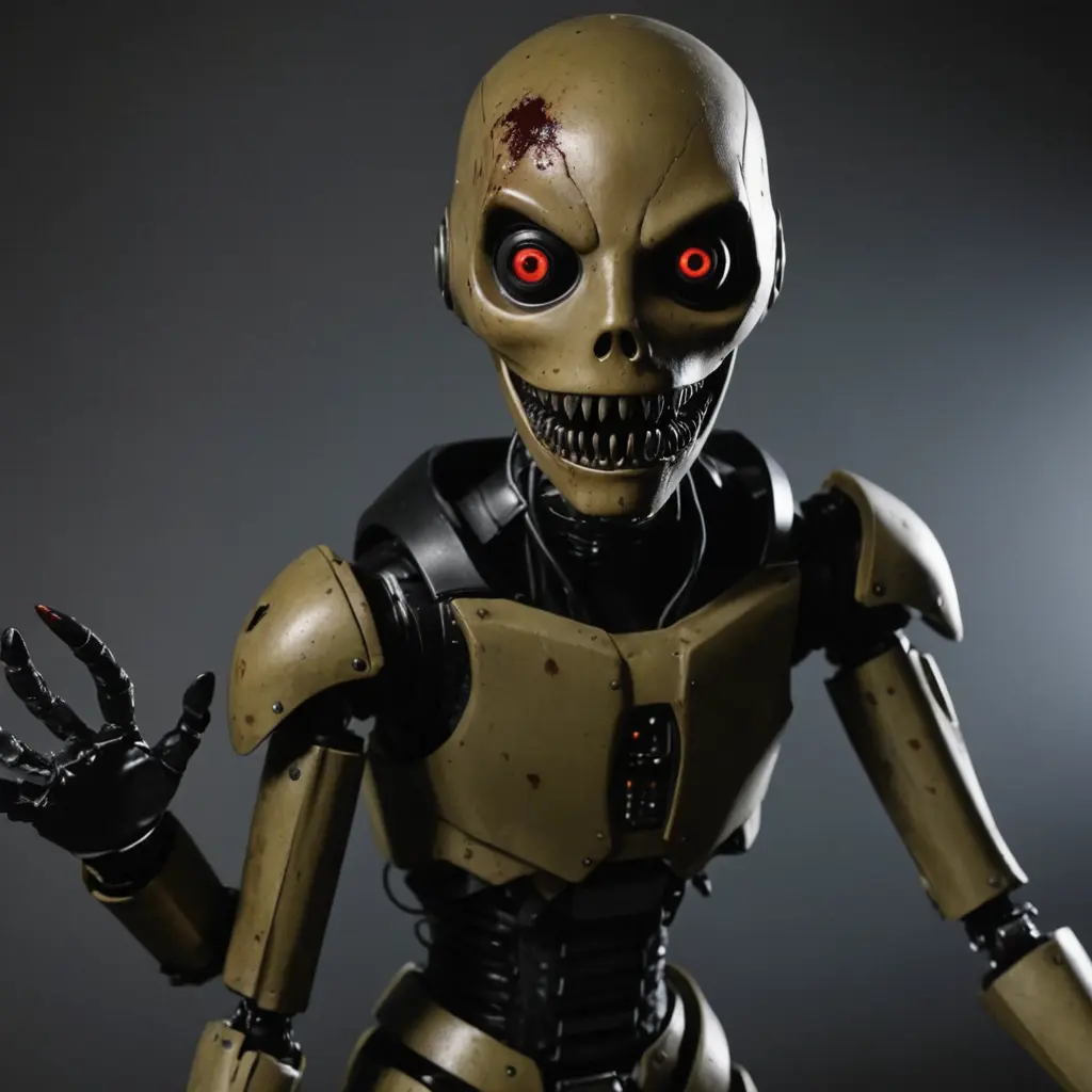 An animatronic home invader. - Gulf Picasso | بيكاسو الخليج