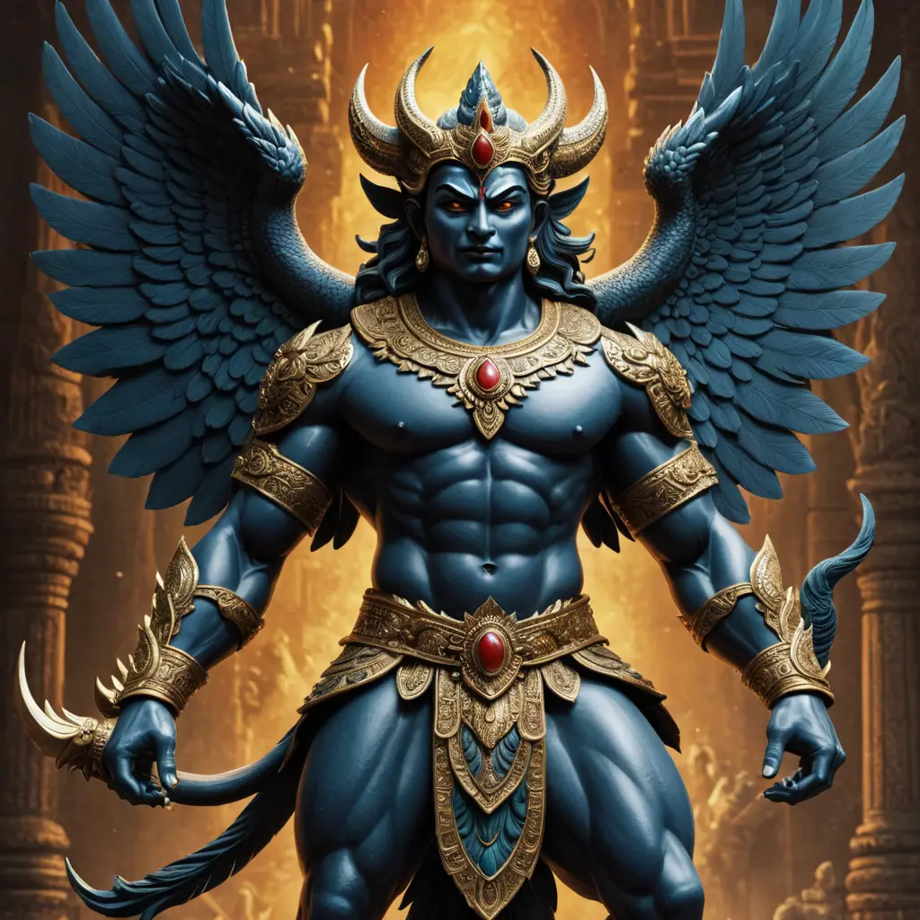 lord garuda , hindu mythology - Gulf Picasso | بيكاسو الخليج