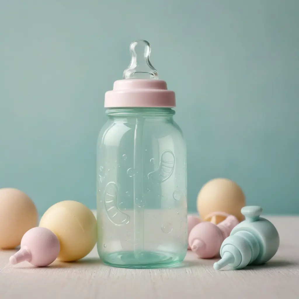 Baby bottle and rattle outline, - Gulf Picasso | بيكاسو الخليج