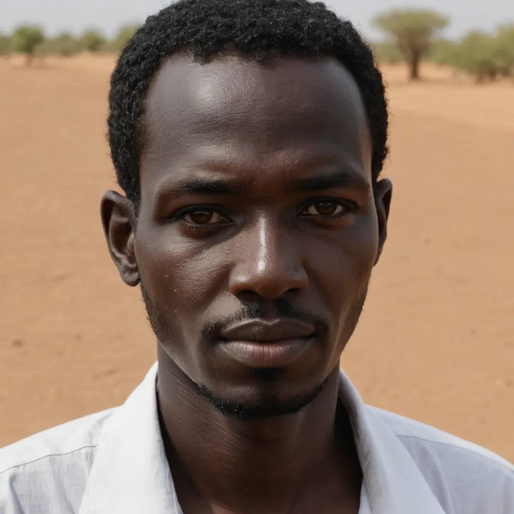 صورة رجل سوداني - بيكاسو الخليج | Gulf Picasso